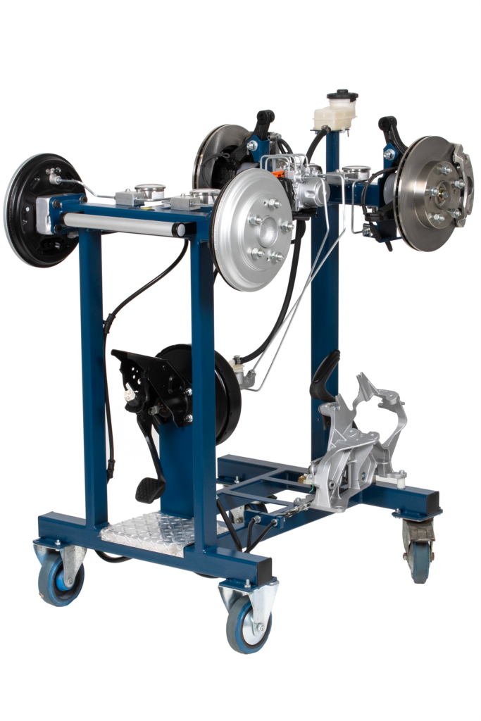 4-Wheel Hydraulic Brake Trainer with Disc and Drum + Faults - Toolkit ...