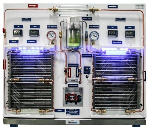 A/C System Trainer with TXV Thermostatic Expansion Valve - Toolkit ...