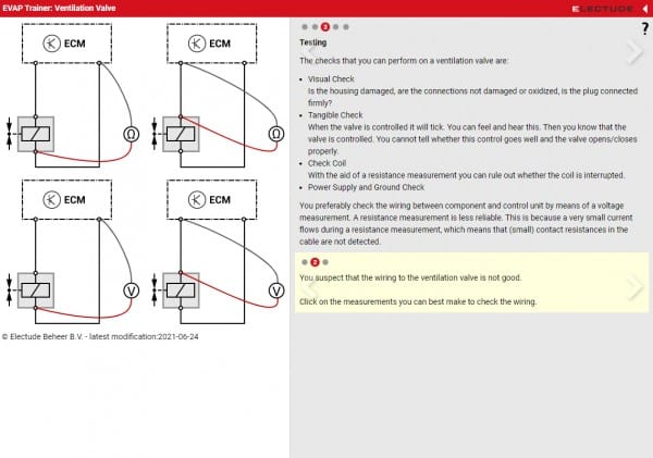 ELECTUDE Courseware for EVAP System Trainer - Toolkit Technologies