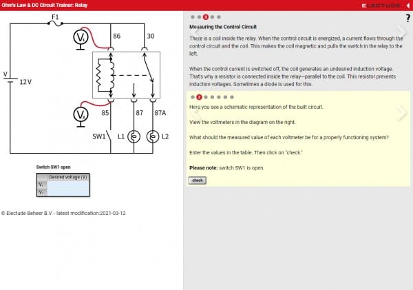 ELECTUDE Courseware for Ohm's Law Trainer - Toolkit Technologies