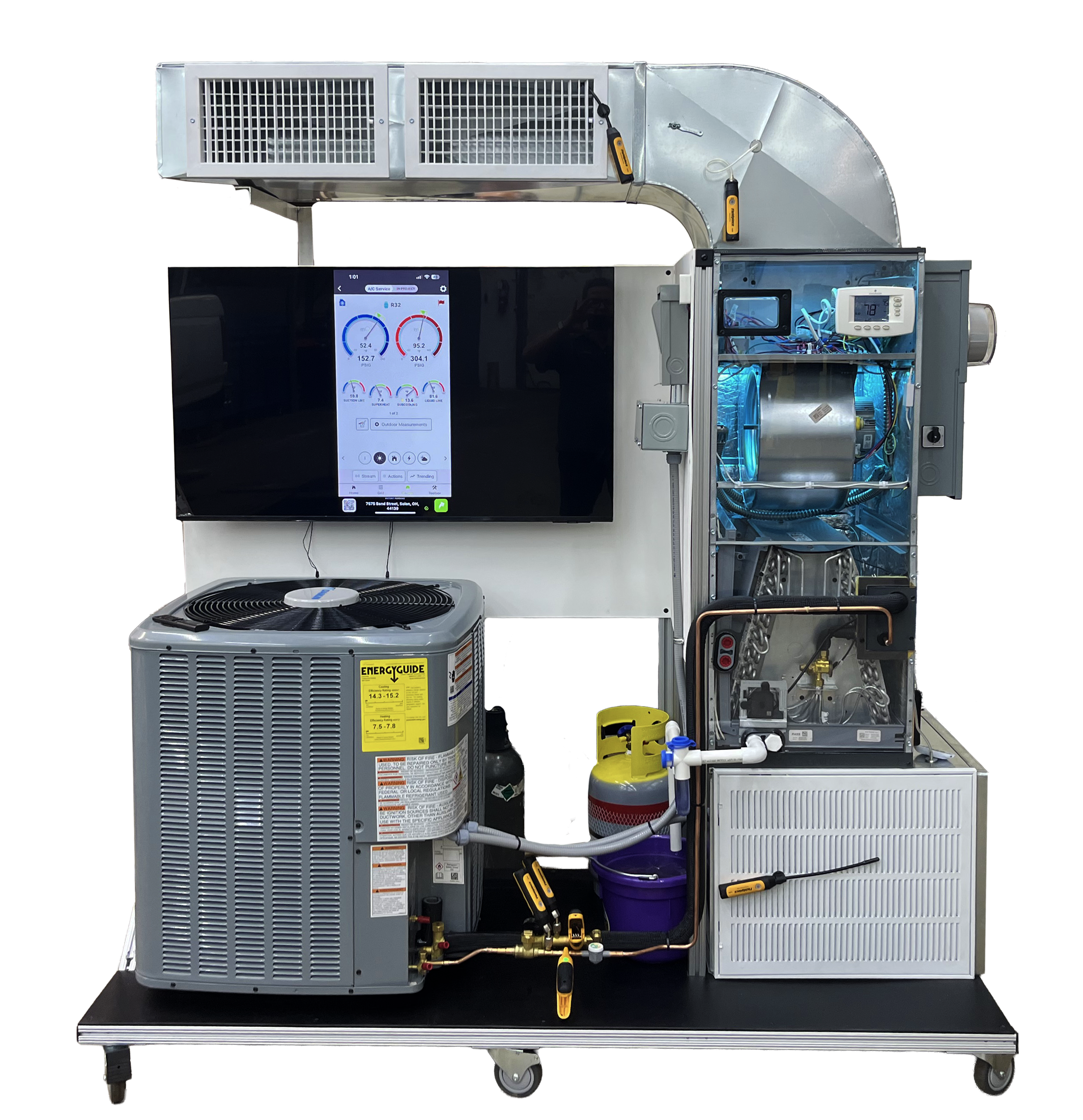 MQ HVAC Residential Heat Pump Training Unit - Toolkit Technologies